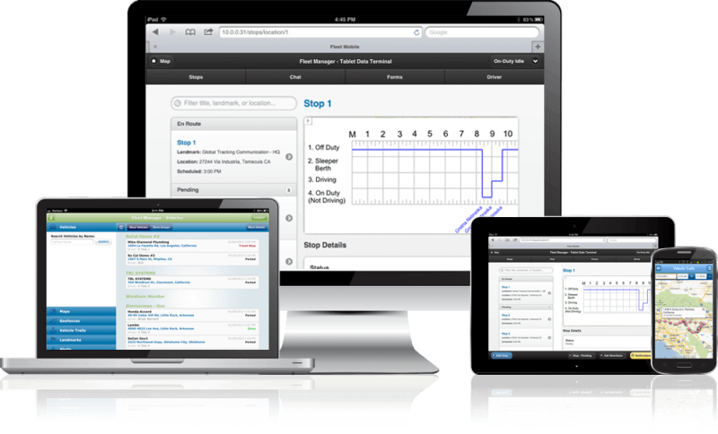 Driver Daily Electronic Log Software Device For Fleet Managers